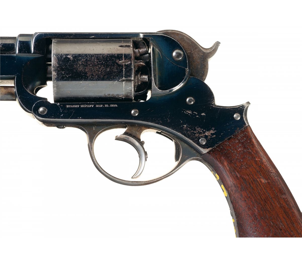 Scarce Documented 36 Caliber Civil War Starr Arms Co., Navy Model 1858 ...