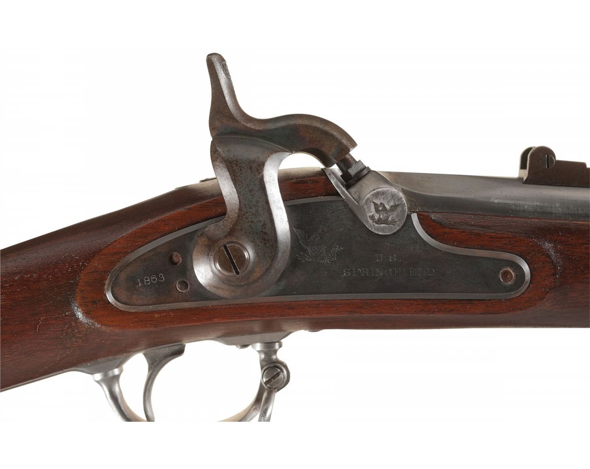 Civil War U.S. Springfield Model 1863 Type I Percussion Rifle-Musket ...