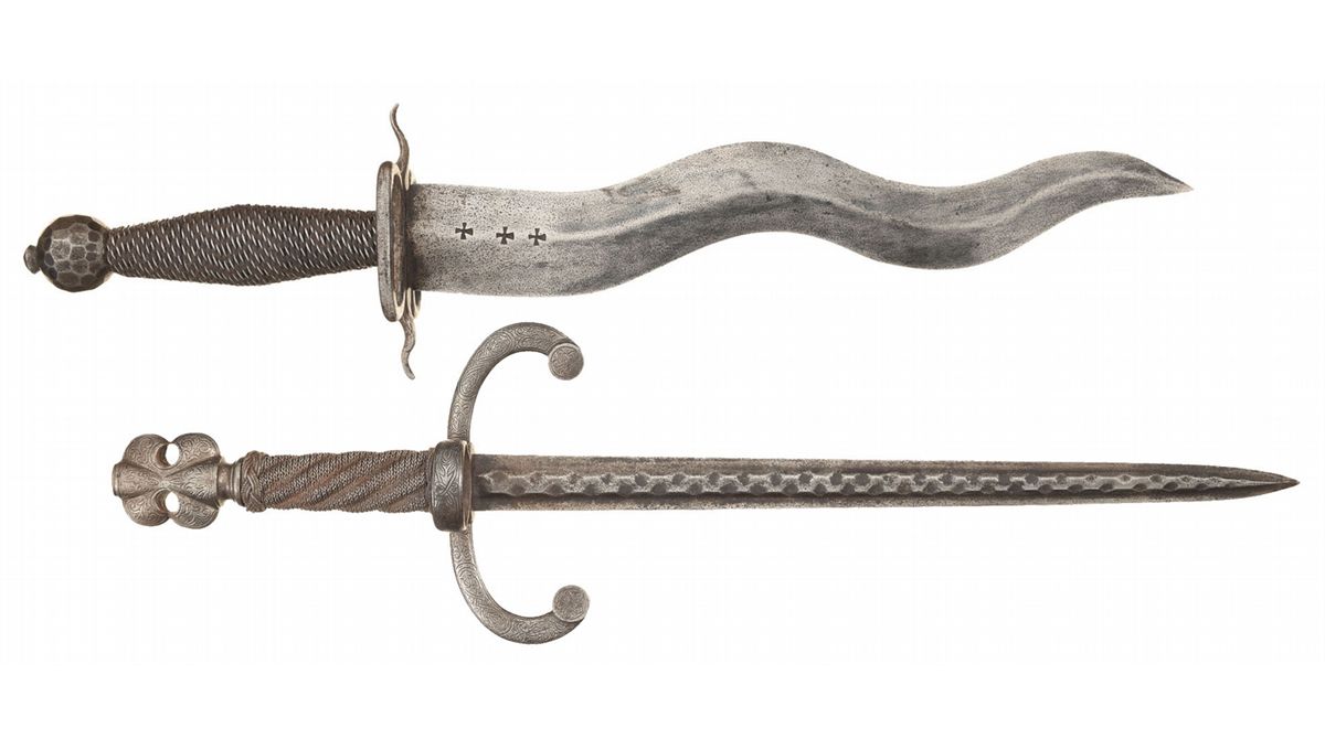 Two Victorian Era European Style Daggers