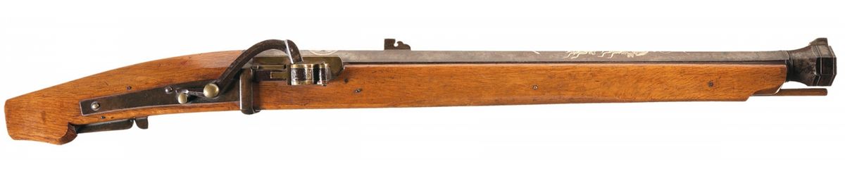 Extremely Fine Large Bore Japanese Tanegashima Matchlock with ...