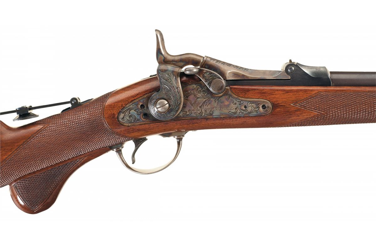 Exceptional U.S. Springfield Model 1875 Trapdoor Officer's Rifle