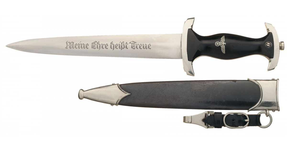 Very Rare Exceptional Heinrich Himmler Presentation SS Honor Dagger