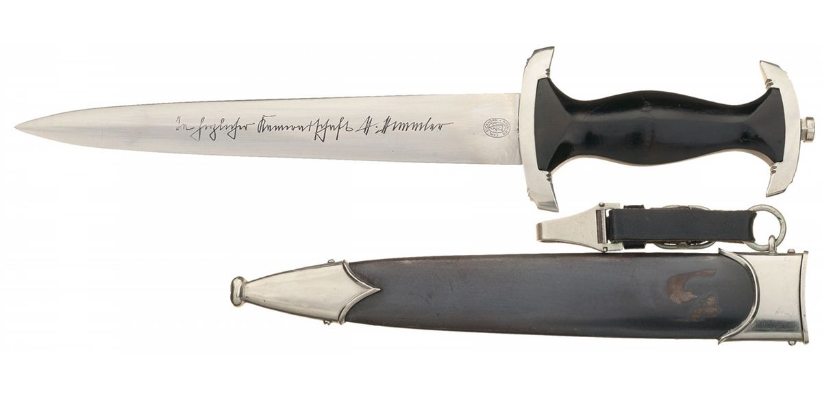 Very Rare Exceptional Heinrich Himmler Presentation SS Honor Dagger