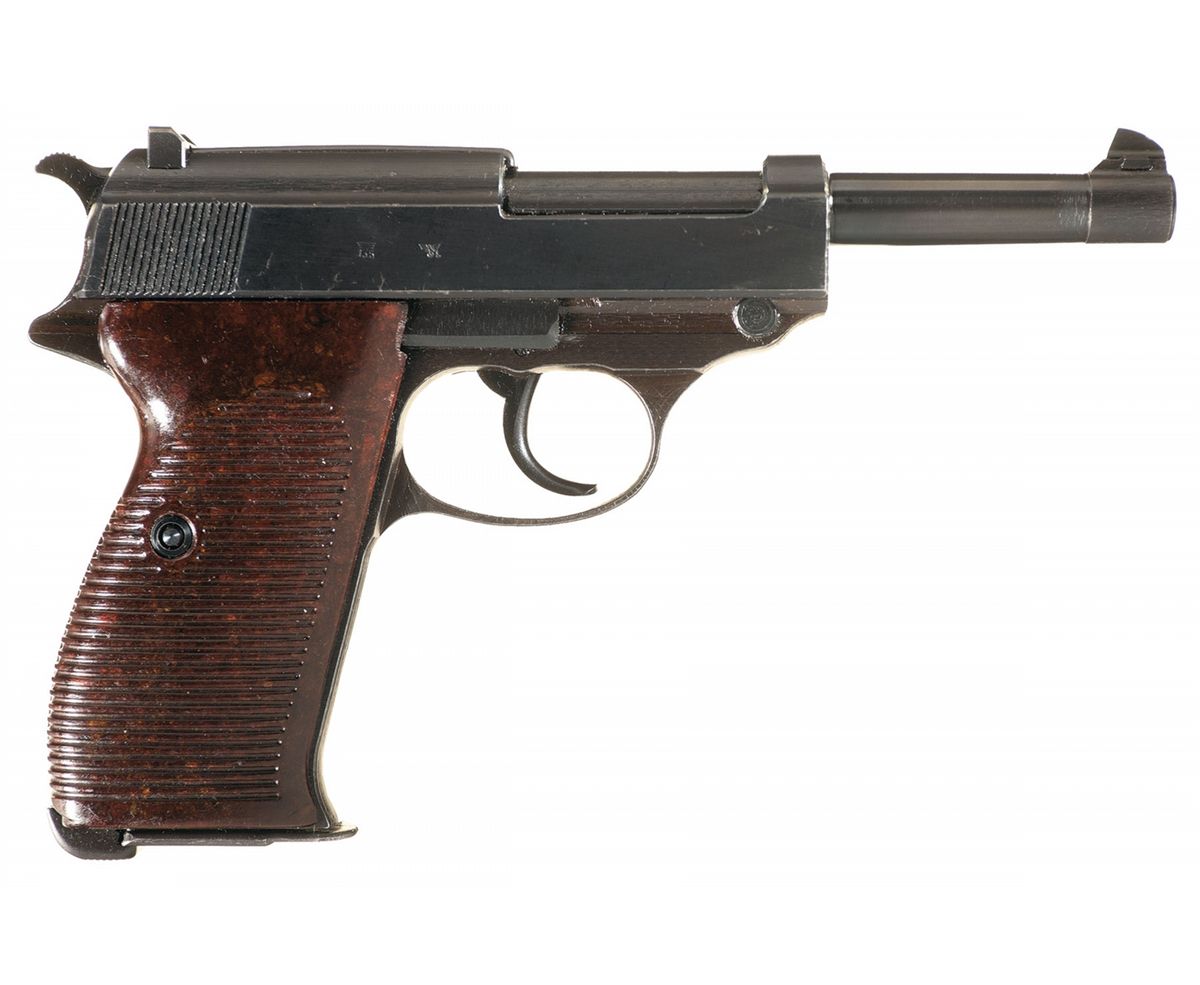 World War II Nazi Police Mauser "byf/43" Code P38 Semi-Automatic Pistol