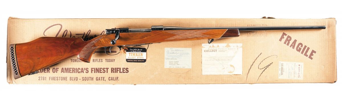 Weatherby FN Mauser Supreme Deluxe Bolt Action Rifle in 300 WBY Magnum ...