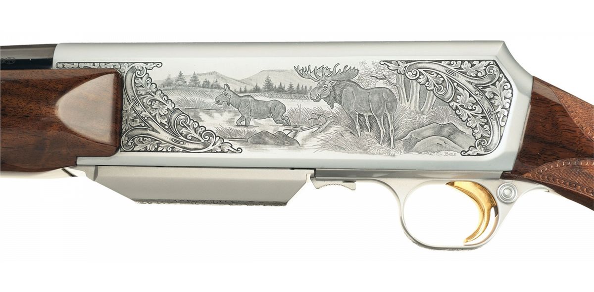 Exceptional "JBAGUE" Signed and Engraved Belgian Browning BAR Grade IV ...