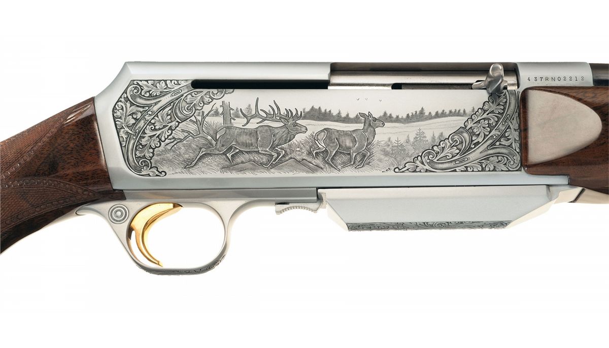 Exceptional "JBAGUE" Signed and Engraved Belgian Browning BAR Grade IV ...