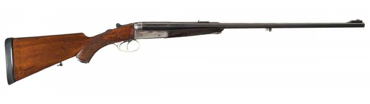 George Gibbs Double Barrel .450/400 Nitro Express Rifle with Brass and Dies