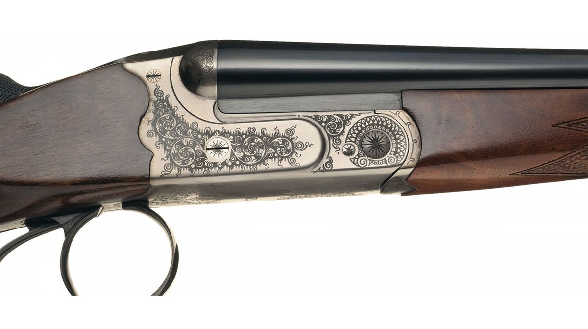 Engraved Merkel Model 280 Side by Side Double Barrel 28 Gauge Shotgun ...