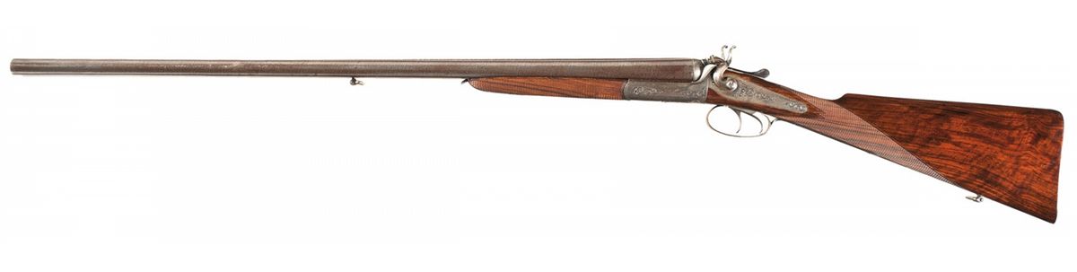 European Double Barrel Side by Side Back Action Hammer Shotgun with ...