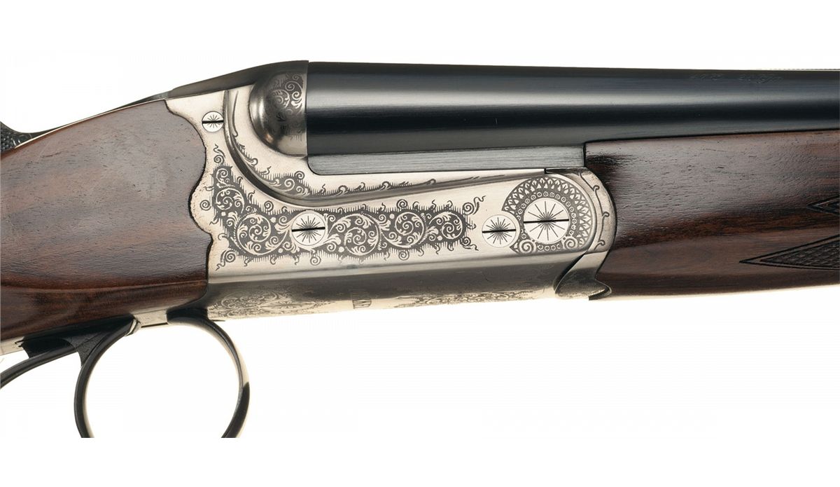 Engraved Merkel Gebruder Model 47E Side by Side Double Barrel 28 Gauge ...