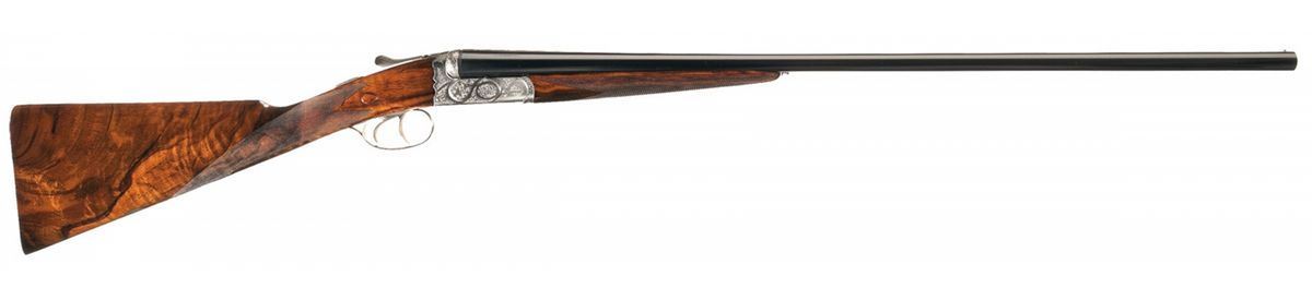 Outstanding Engraved Libero Ferraglio Side by Side 28 Gauge Hammerless ...