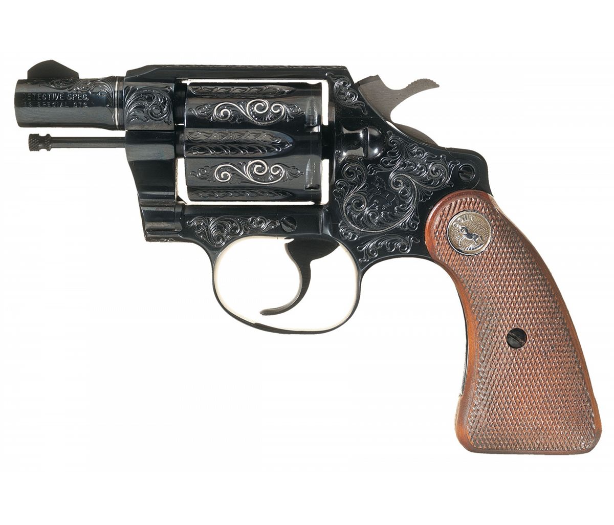 Colt Master Engraver R.B. Burt Signed Custom Engraved and Silver Inlaid ...