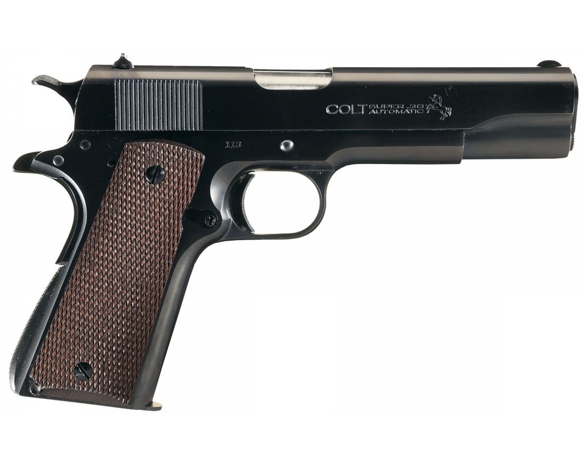 Exceptional Three Digit Serial Number Pre-War Colt Super 38 Semi ...