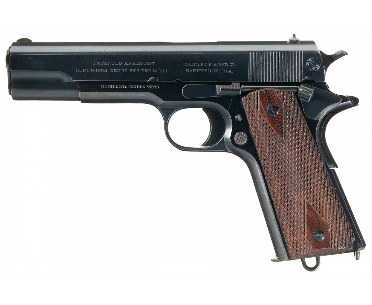 Magnificent Early U.S. Navy Marked Colt Model 1911 Semi-Automatic ...