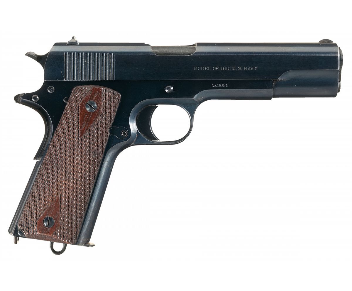 Magnificent Early U.S. Navy Marked Colt Model 1911 Semi-Automatic ...