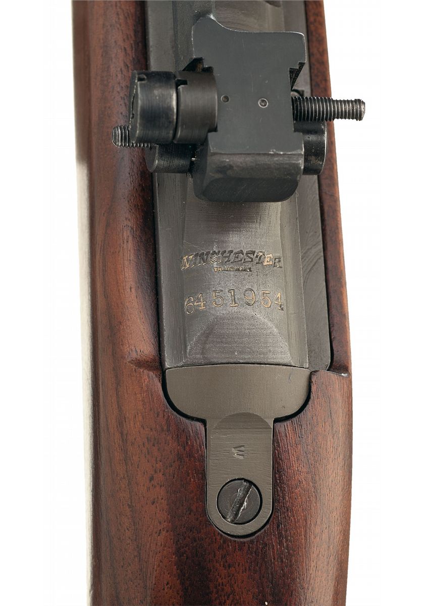 Winchester M1 Semi-Automatic Carbine with M3 Scope Mount and Two Batteries