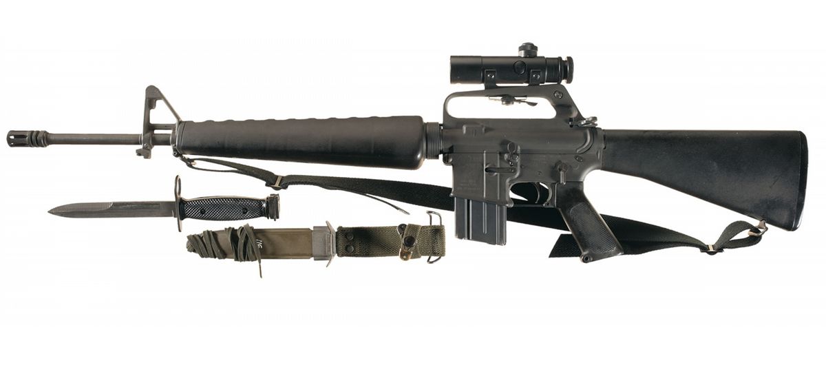 Pre-Ban Colt AR-15 SP1 Semi-Automatic Sporter Rifle with Scope and ...