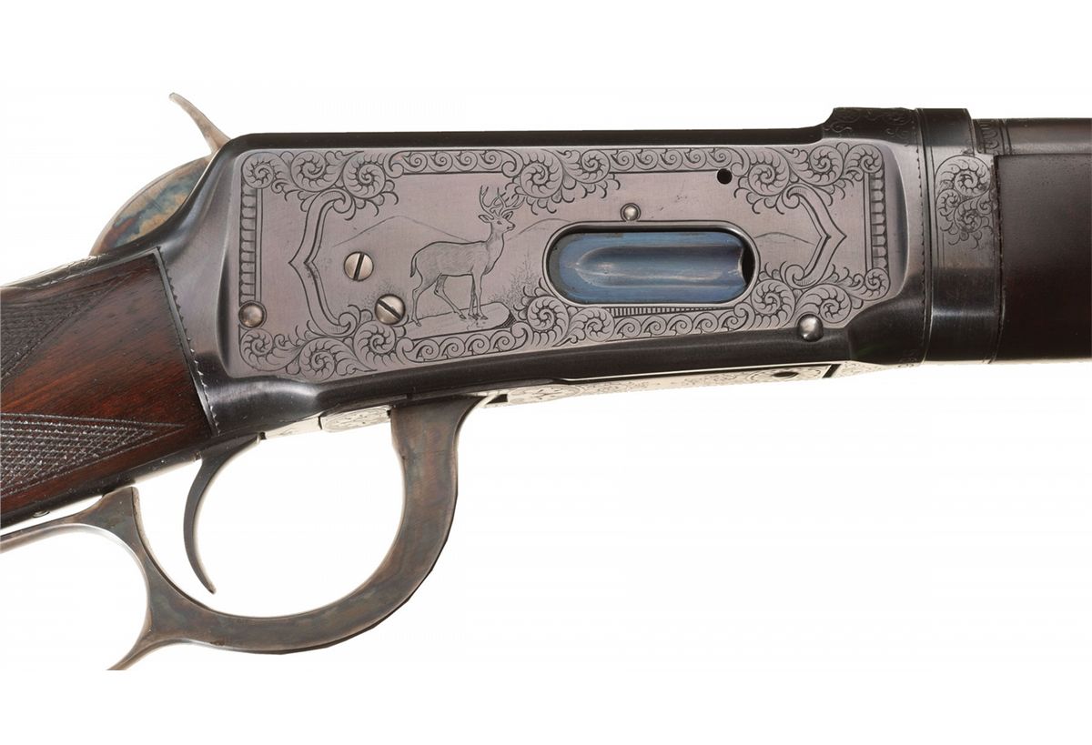 Documented Angelo Stokes Factory Engraved Winchester Special Order ...