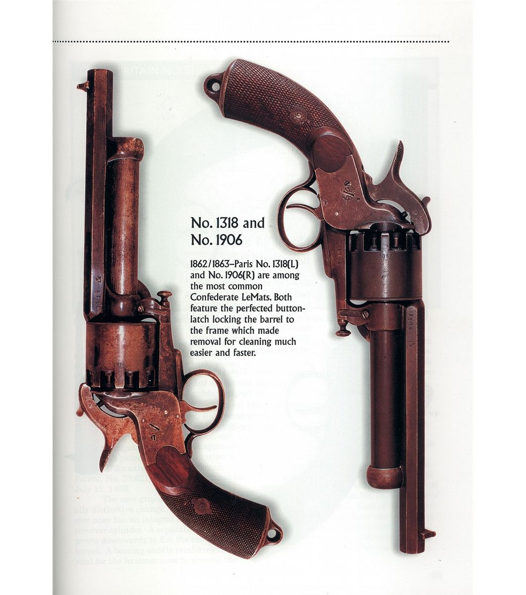 Exceptional Documented Civil War Confederate LeMat Second Model Two ...