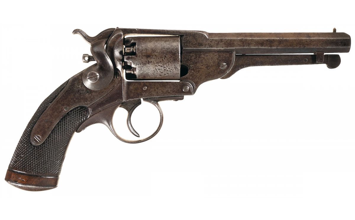 Rare Liege Proofed Early Kerr's Patent Navy Revolver Serial Number 2