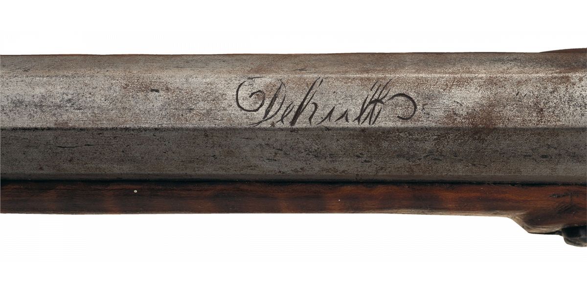 Scarce Henry Dehuff U.S. Contract Model 1807 Flintlock Rifle