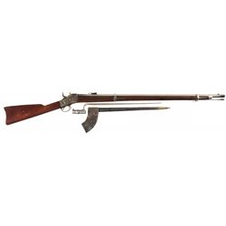 U.S. Springfield Model 1871 Rolling Block Rifle with Bayonet