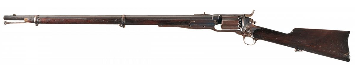 Very Fine Colt Model 1855 Full Stock Military Percussion Revolving ...