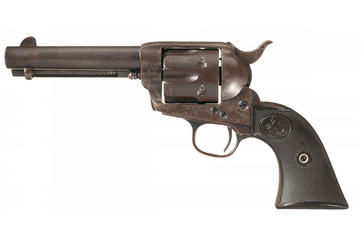 Desirable 45 Colt 4 3/4 Inch Barrel Black Powder Colt Single Action ...