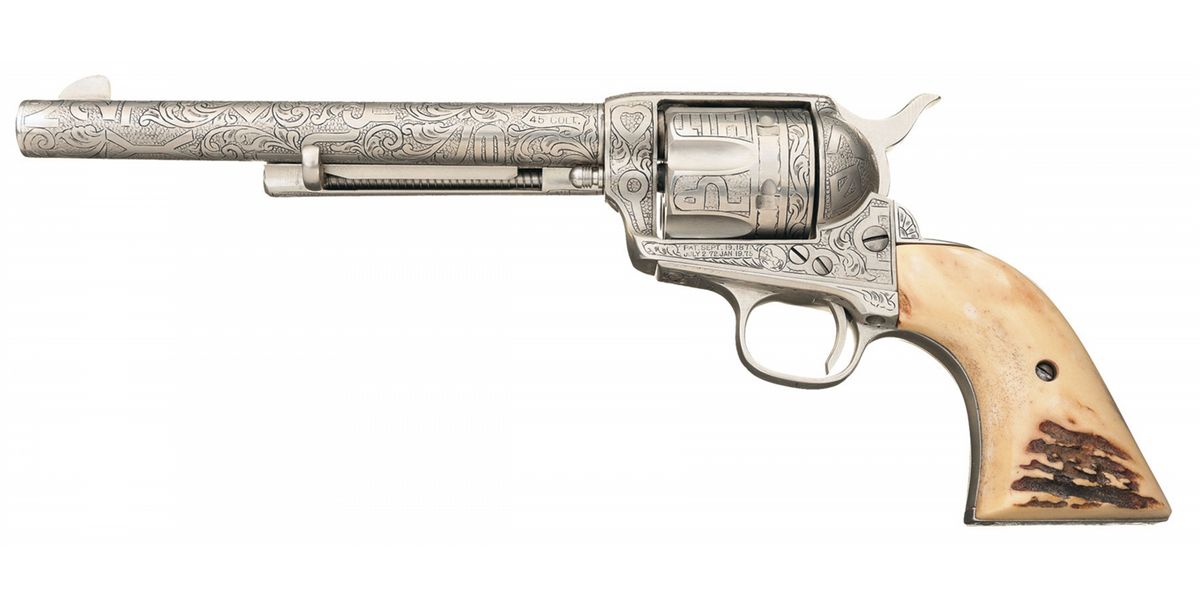 David Harris Signed Engraved Blackpowder Colt Single Action Army ...