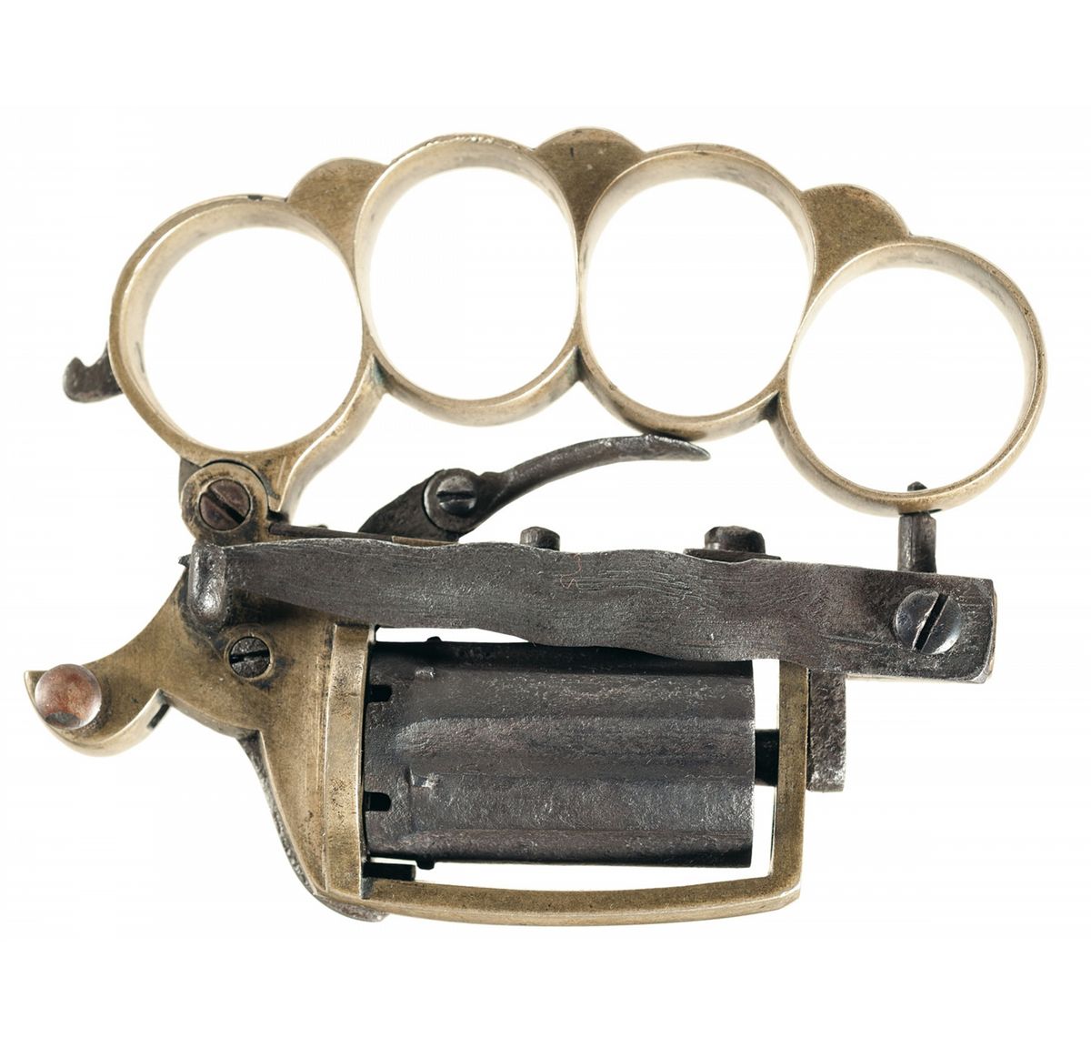 Dolne Mark Apache Style Double Action Pinfire Knife Revolver