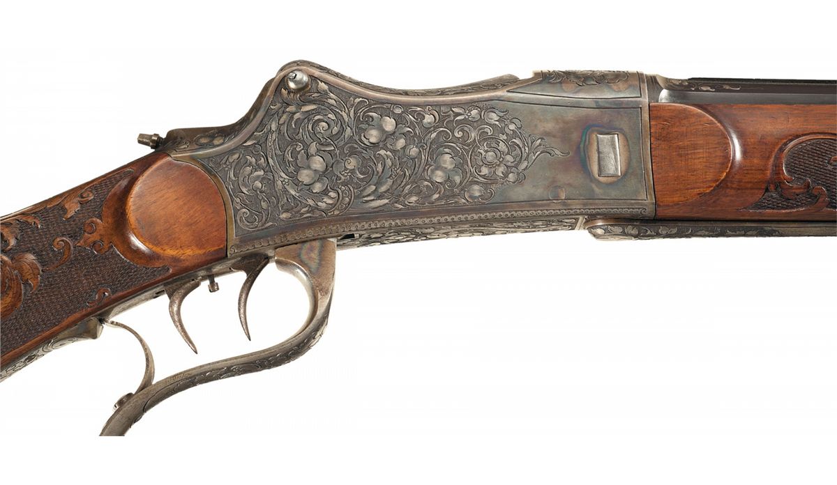 Exquisitely Engraved German System Stahl Take Down Schuetzen Rifle