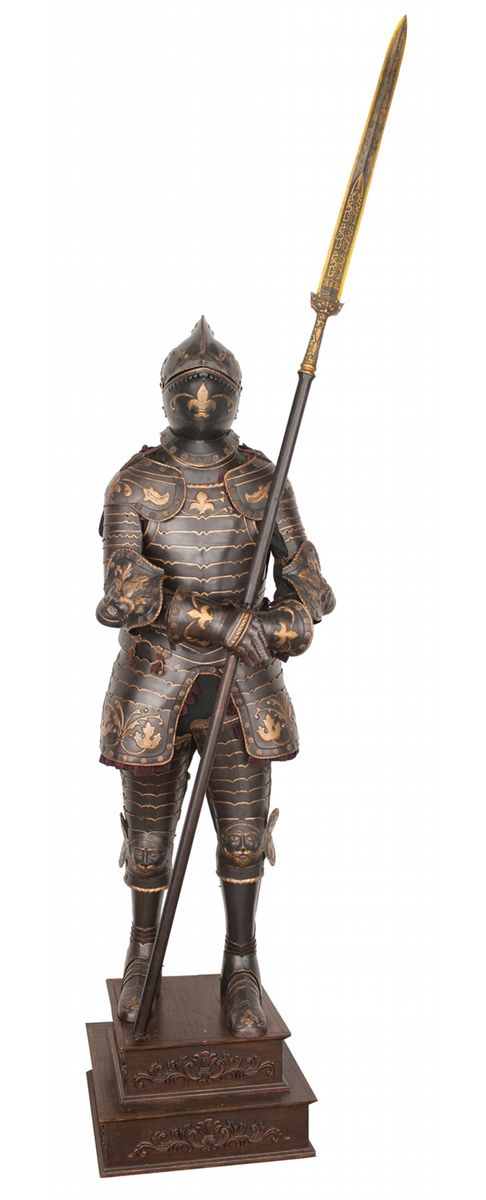 Intricate Harness of Armor in the Style of Filippo Negroli's Masks ...