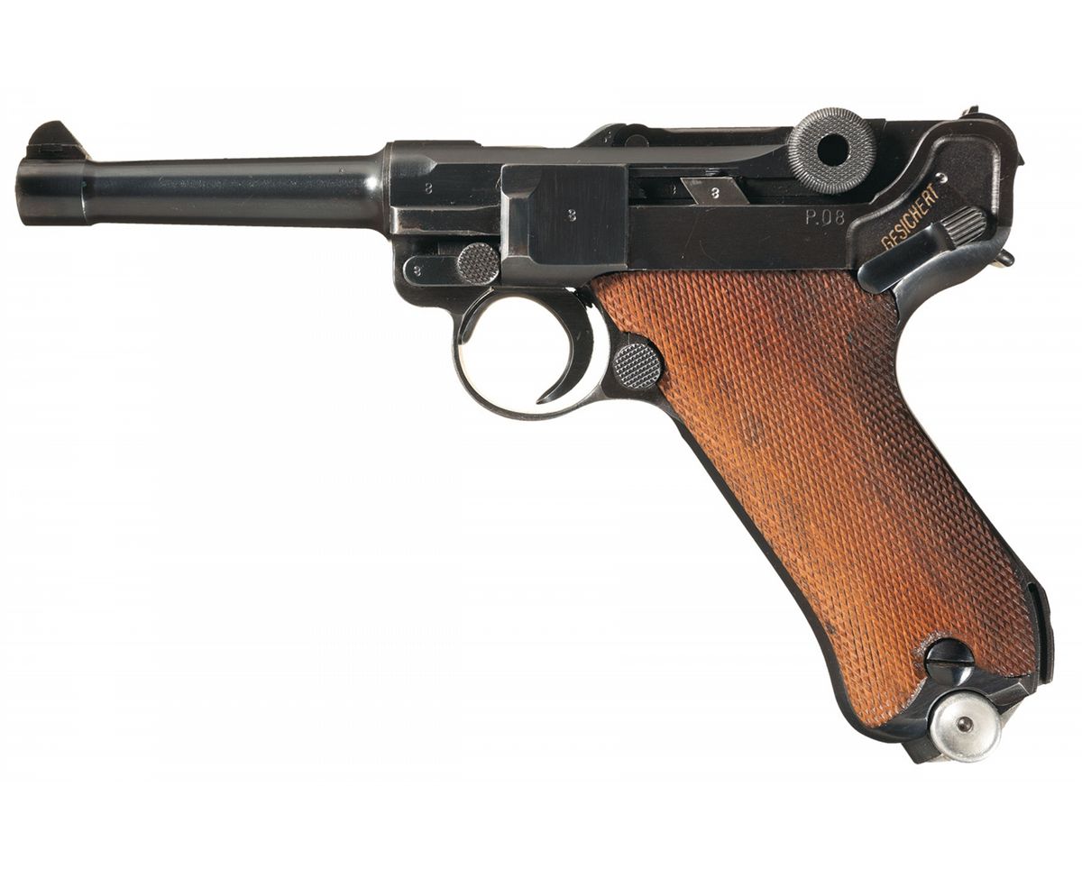 Exceptional 1941 Dated "byf" Code Mauser Luger Pistol Rig "Serial ...