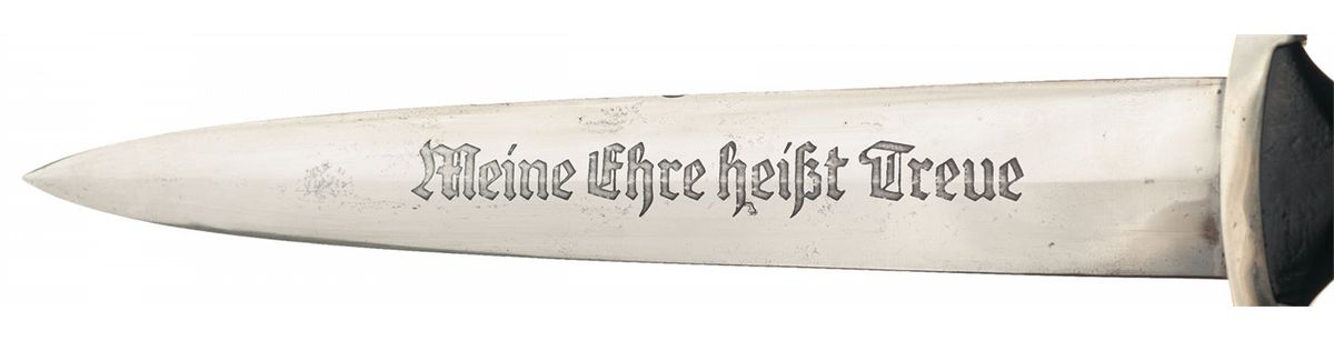 Rare Partially Ground Ernst Rohm Presentation SS Dagger with Sheath