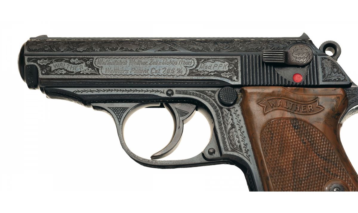 Deluxe Pre-War Walther Factory Engraved PPK Semi-Automatic Pistol