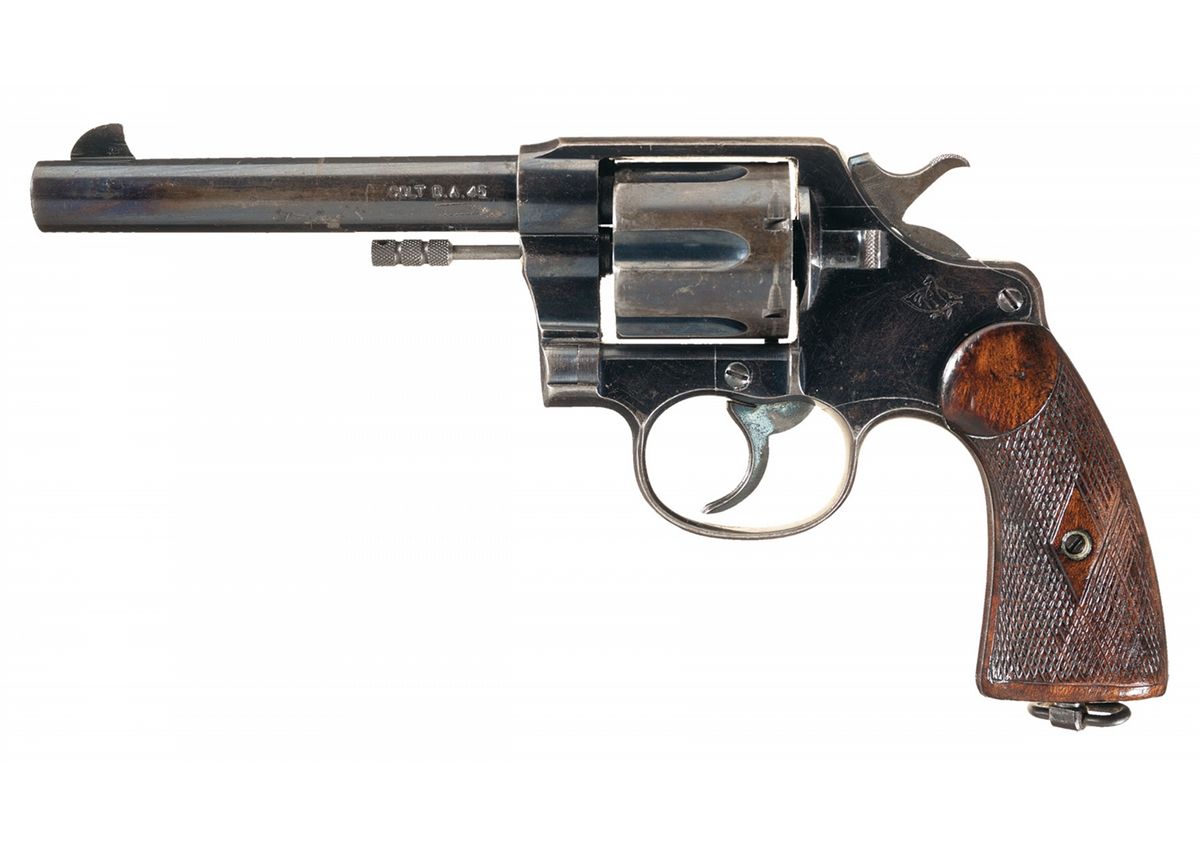Scarce U.S. Marine Corps Colt Model 1909 DA Revolver