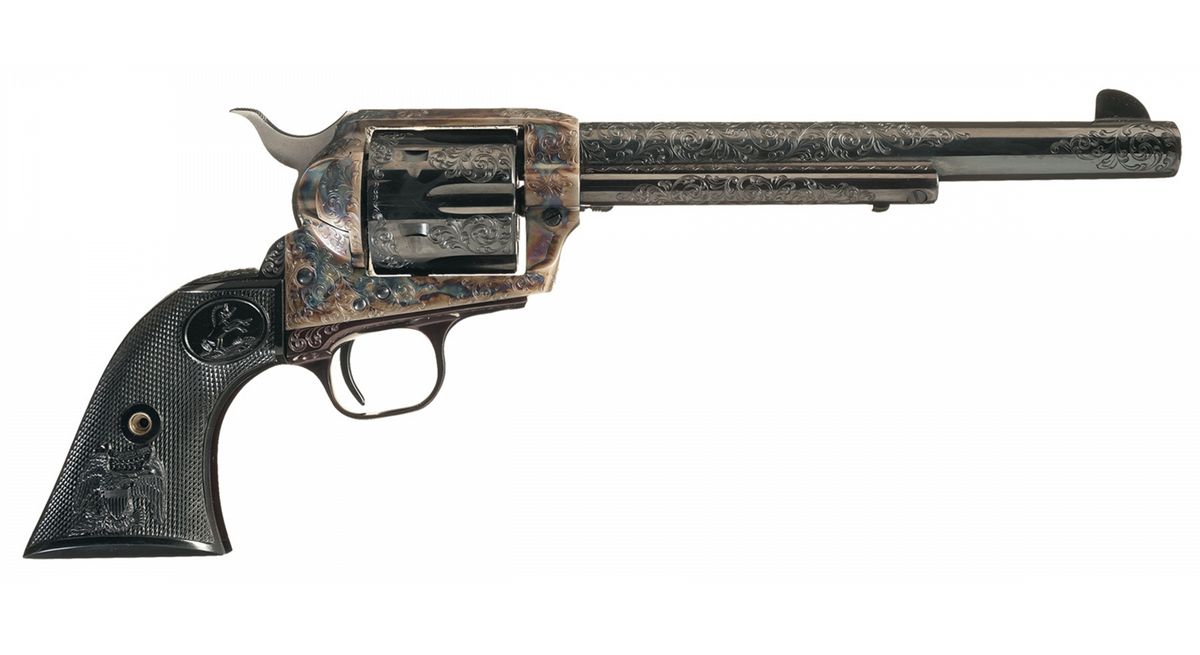 Factory Engraved Colt Custom Shop Third Generation Single Action Army ...