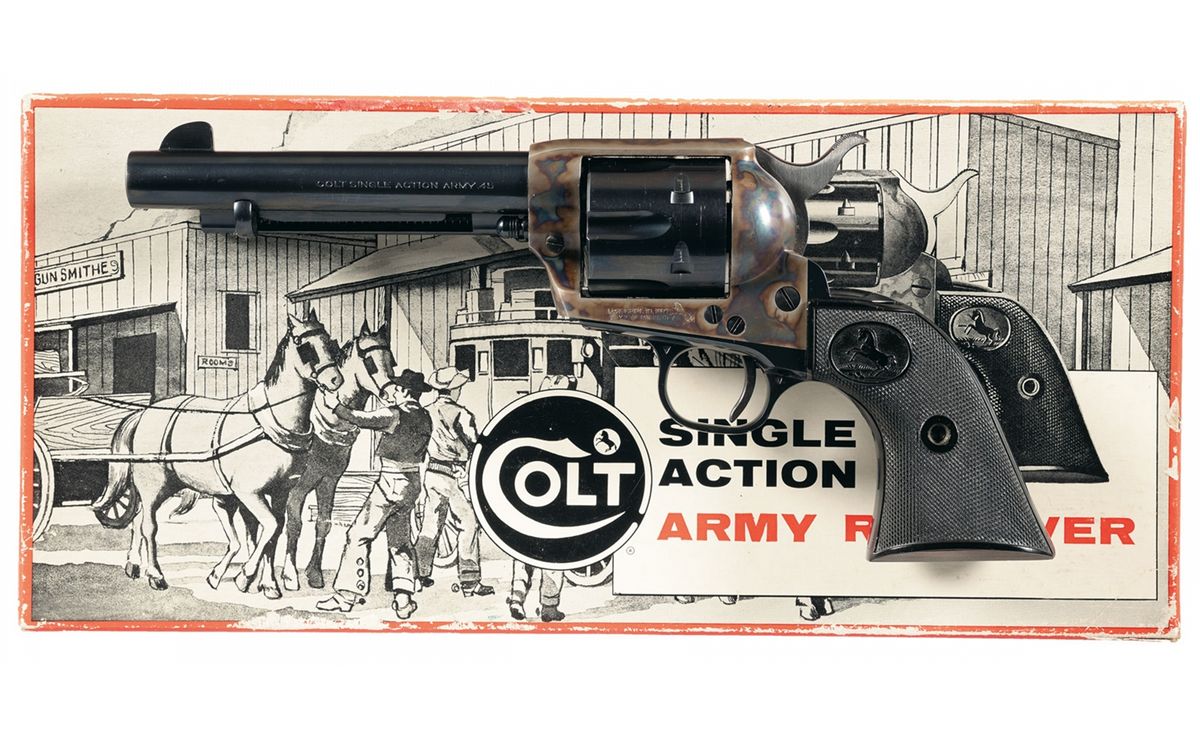 Colt Second Generation Single Action Army Revolver with Stagecoach Box