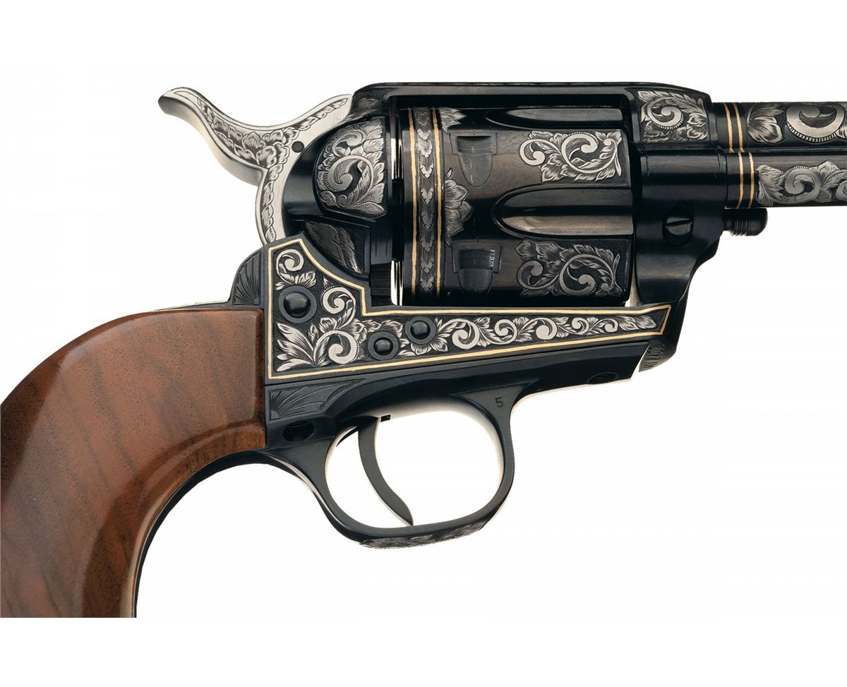 Charles Weiss Master Engraved Cased Gold Inlaid Consecutively Serial ...