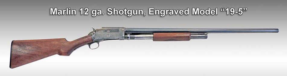 Marlin Model 19-S 12 Gauge Pump Action Shotgun,