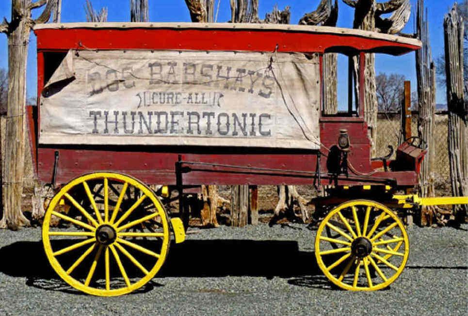 Rare "Tinker's" Wagon with Canvas Sides & Top and