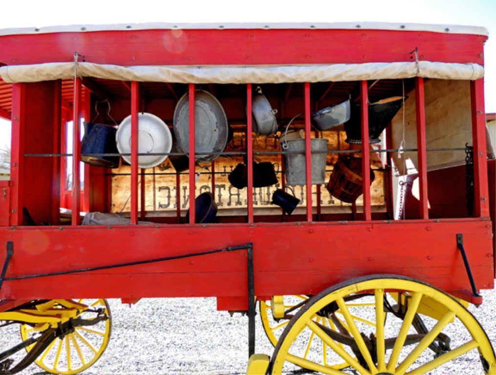 Rare "Tinker's" Wagon with Canvas Sides & Top and