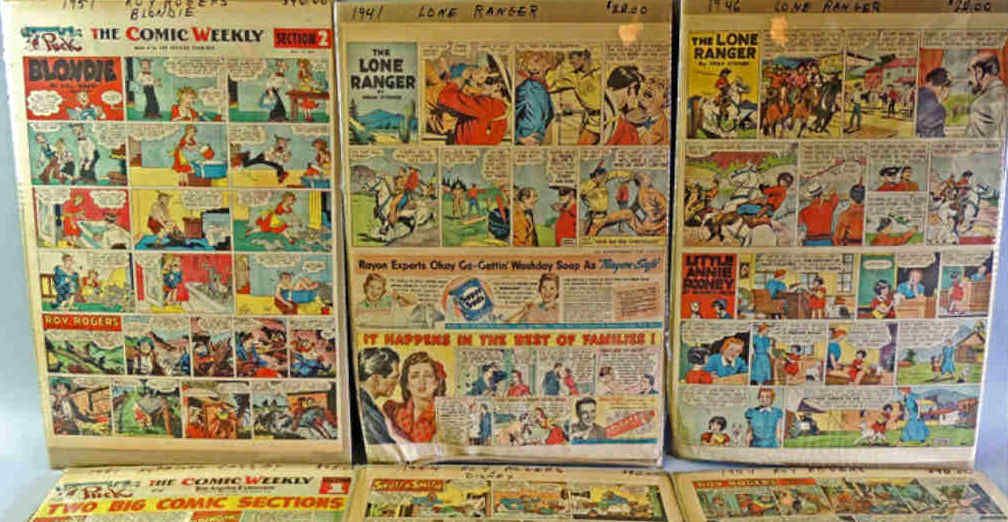 Collection featured Sunday Comic Sections