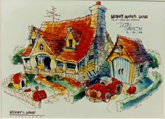 Disney original Cells of Mickey and Minnie Mouse's