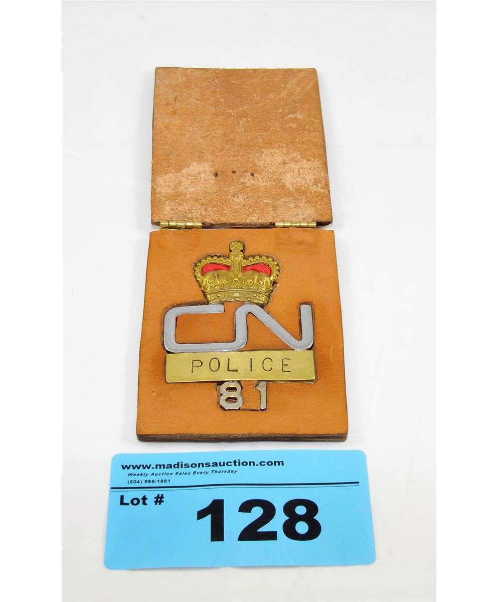 Vintage CN police badge