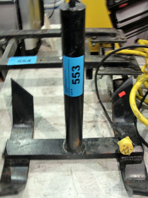 Heavy black metal fraser river boat anchor