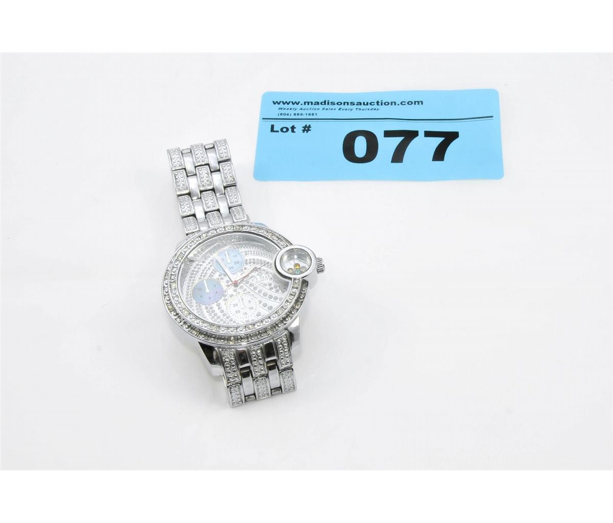 Ice star mens bling wrist watch