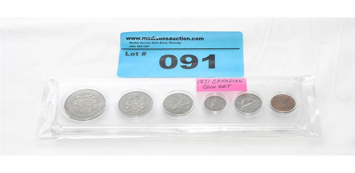1971 royal canadian mint coin set