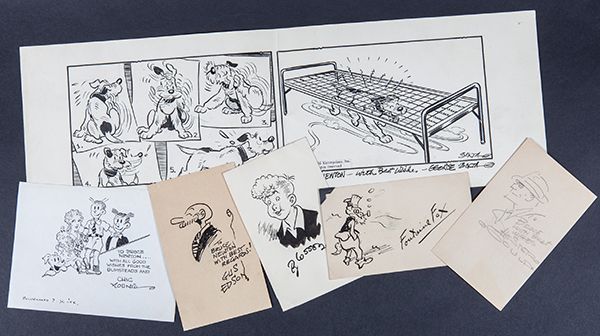 [Comic Art] Chester Gould, Chic Young, Gus Edson, Fontaine Fox, George ...